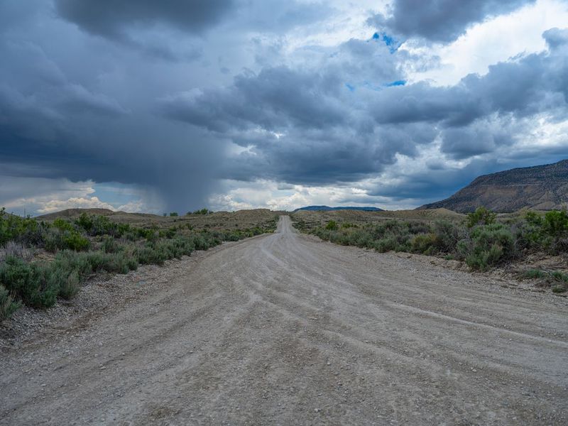 Straight Road in Rural Utah HDRi Maps and Backplates