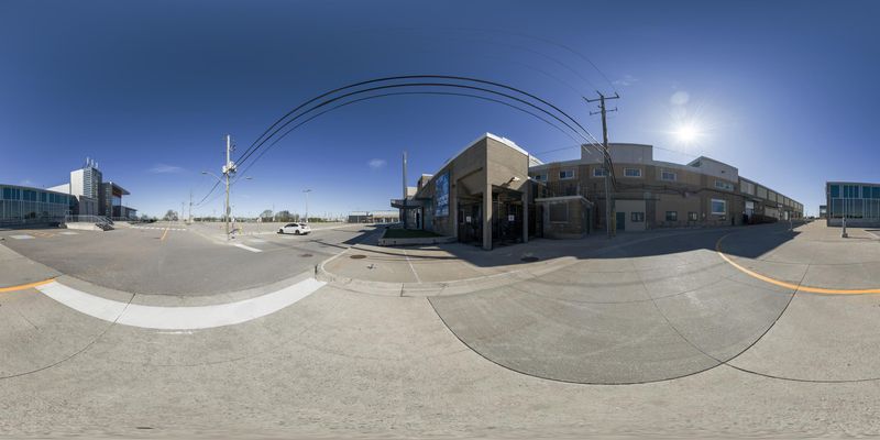 Street Intersection in Toronto, Canada HDRi Maps and Backplates