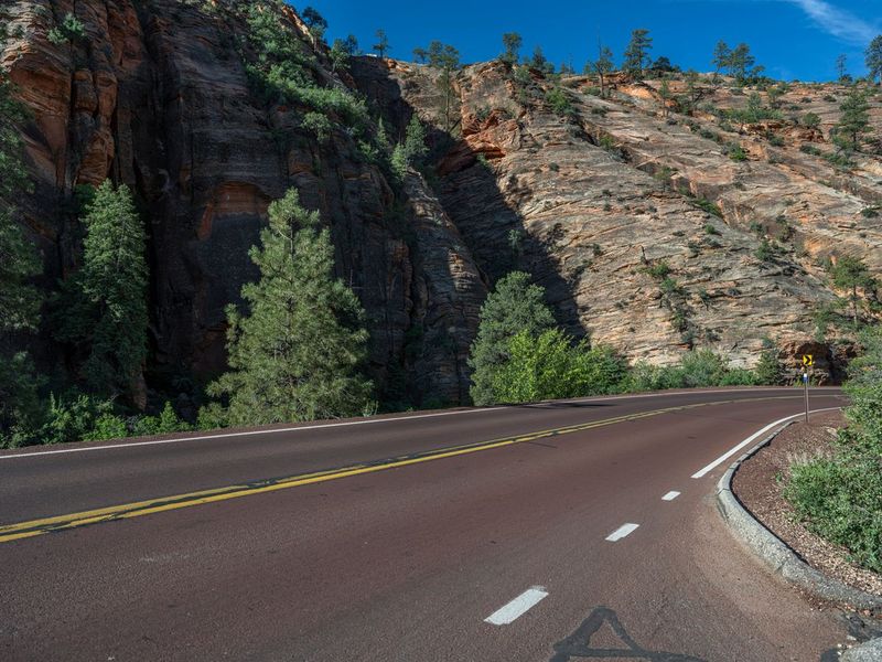 Stunning Road in Zion National Park, Utah