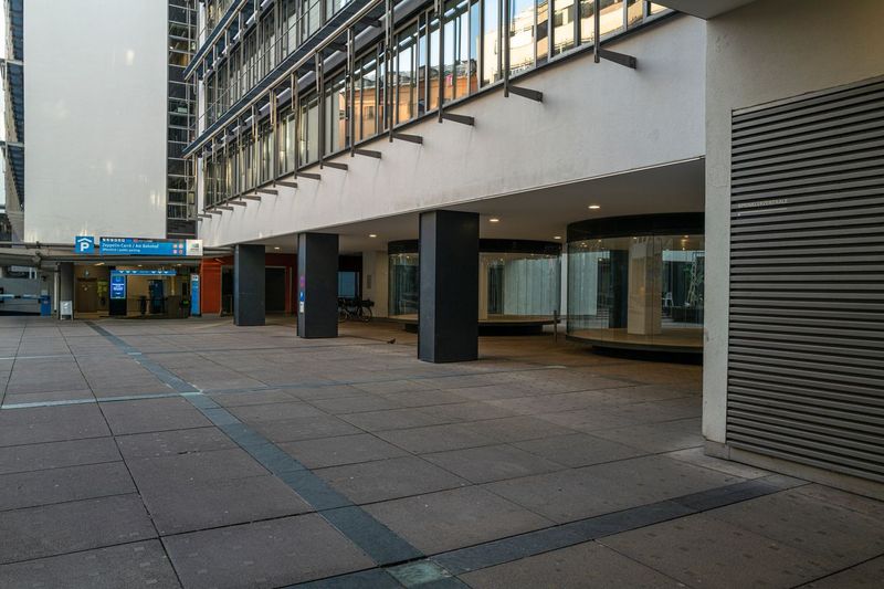 Stuttgart, Germany Urban City Plaza HDRi Maps and Backplates