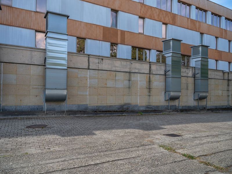 Suburban Europe, Germany: Industrial Storage and Manufacturing HDRi ...