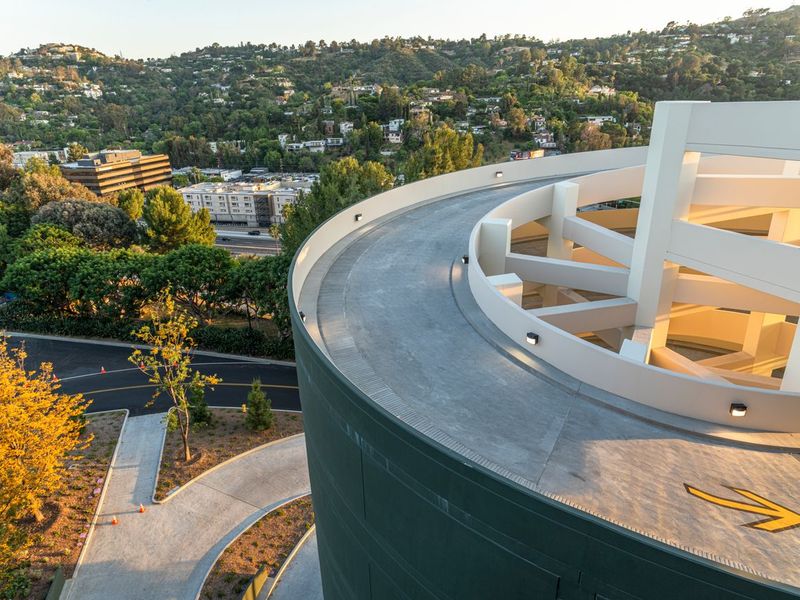 Suburban Neighborhood Los Angeles Aerial View HDRi Maps and Backplates