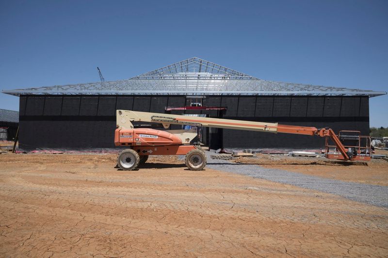 Suburban Road with Asphalt Surface and Construction HDRi Maps and ...