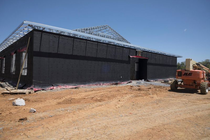Suburban Road House Building Under Clear Sky HDRi Maps and Backplates