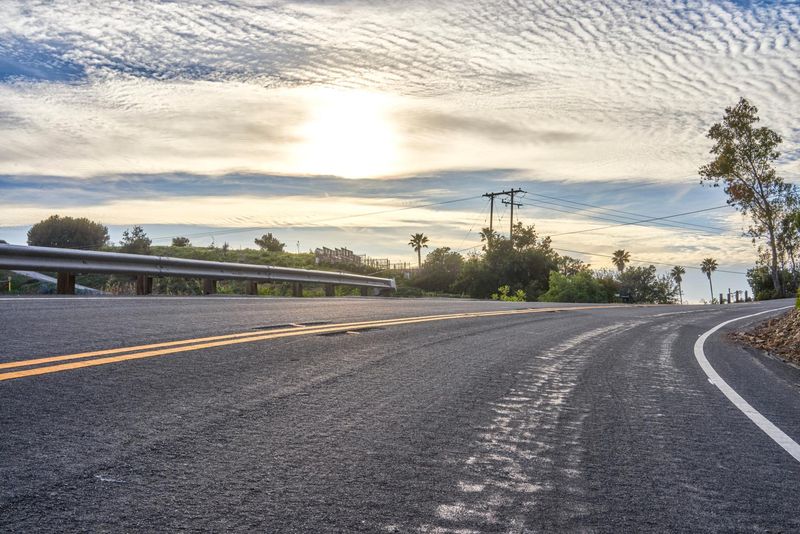 Sunny California Dawn - Empty Highway to Beach Area HDRi Maps and ...