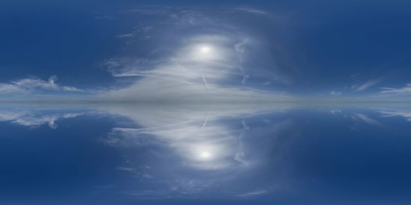 Sunny Day with Dramatic Sky Dome HDRi Maps and Backplates