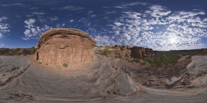 Sunny Utah, USA Landscape HDRi Maps and Backplates