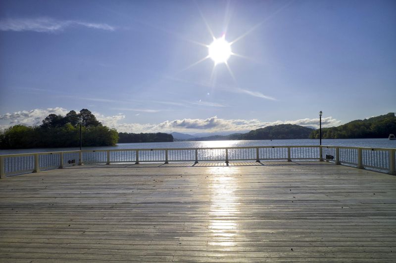 Sunrise Over Lake Hiawassee, Georgia HDRi Maps and Backplates