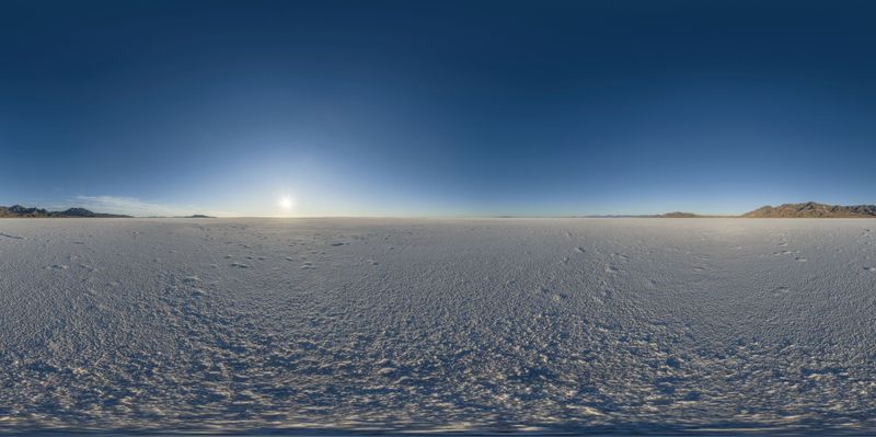 Sunrise Over Salt Lake, Utah HDRi Maps and Backplates