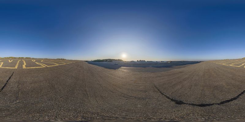 Sunset Reflection: An Artistic Photo of Asphalt in Holland HDRi Maps ...
