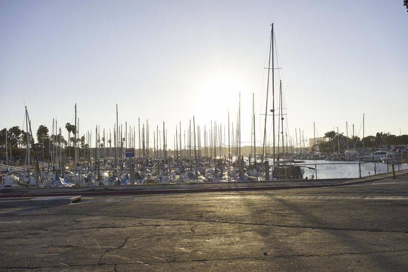 Sunset Harbor in Los Angeles, California HDRi Maps and Backplates