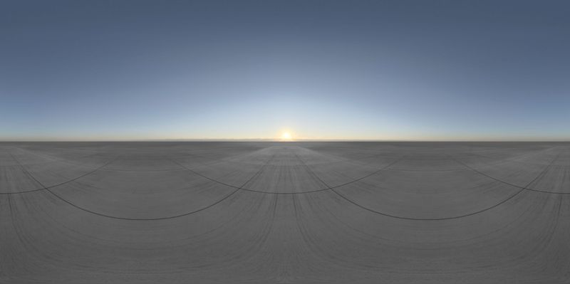 Sunset Landscape in Asia with Clear Sky - HDRi Maps and Backplates