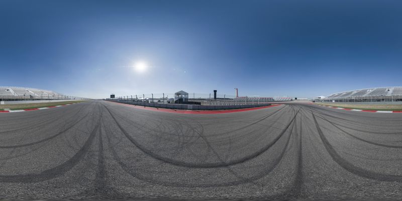 Sunset on the Race Track: A Motorcyclist's Journey HDRi Maps and Backplates
