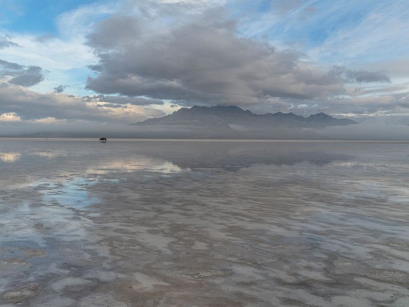 Surreal Landscape: Reflection at Salt Lake HDRi Maps and Backplates