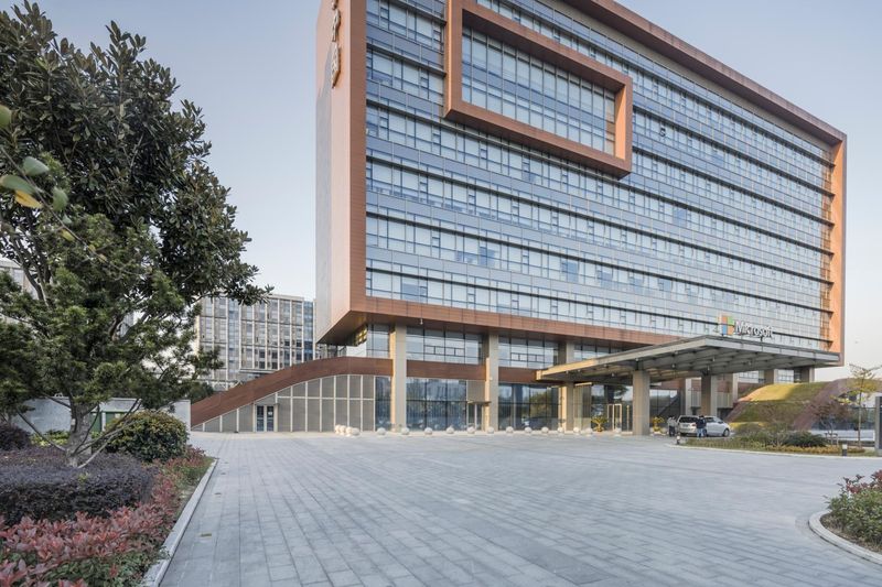 Suzhou China Metropolitan Building Facades HDRi Maps and Backplates