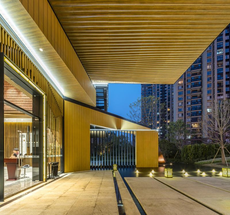 Residential Building in Suzhou, China with a Yellow Facade HDRi Maps ...