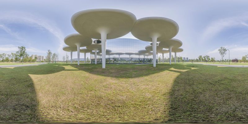 Suzhou's Modern Building: A Fusion of Spheres and Pillars HDRi Maps and ...