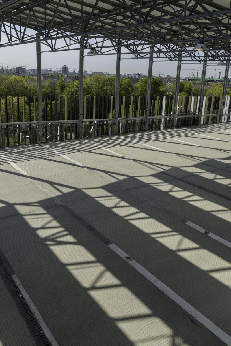 Symmetrical Architecture of Toronto Parking Decks HDRi Maps and Backplates