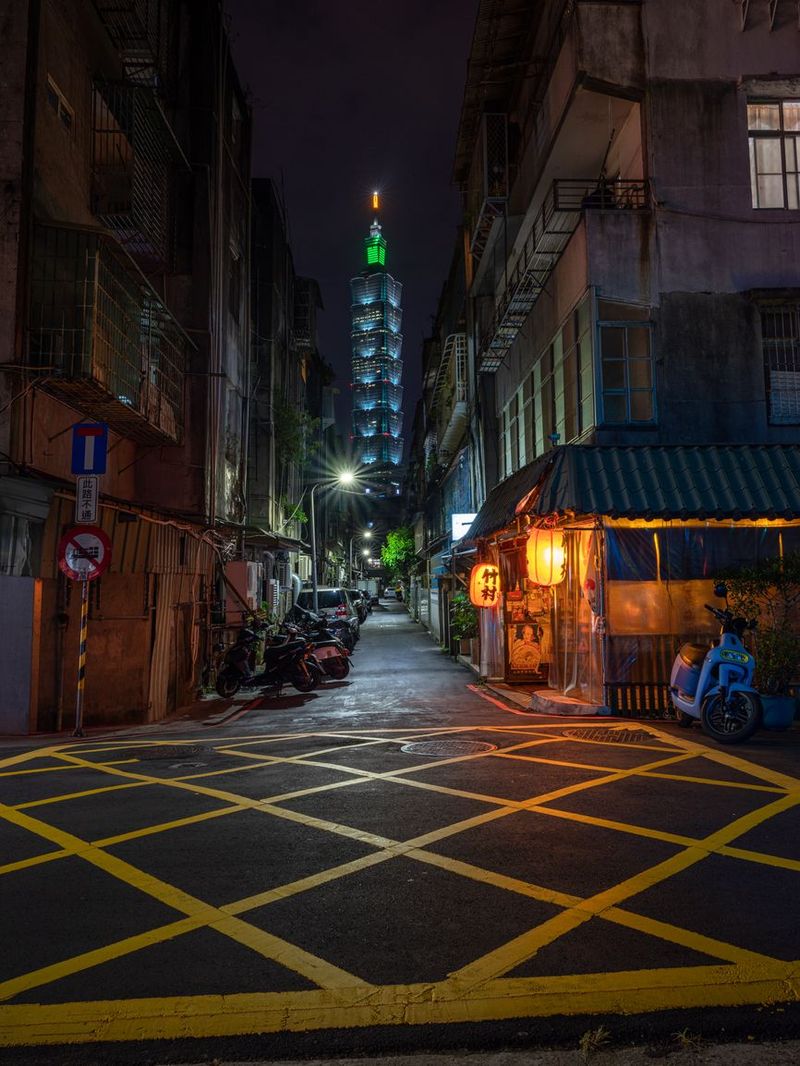 Taipei City Neon Lights and Motorbikes HDRi Maps and Backplates