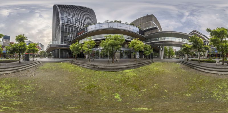 Taipei Cityscape: A 360-View of Urban Design HDRi Maps and Backplates