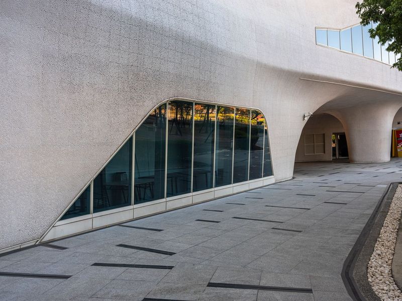 Taipei, Taiwan Paved Walkway Library HDRi Maps and Backplates