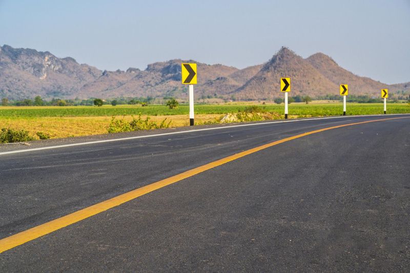 Residential Road in Thailand with Clear Sky HDRi Maps and Backplates