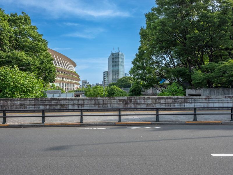 Tokyo City Skyline: A Profile View HDRi Maps and Backplates