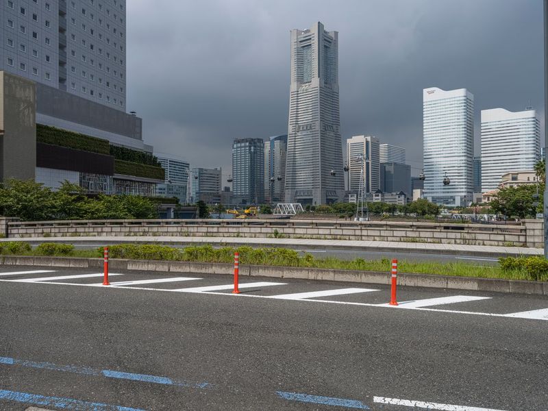 Tokyo Cityscape on a Gloomy Day HDRi Maps and Backplates