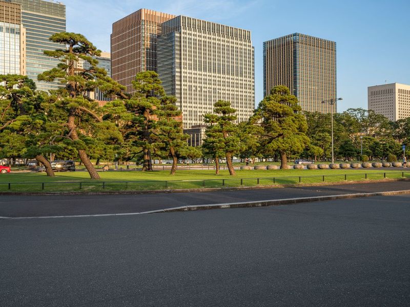 Tokyo Edo Park in Japan at Dawn HDRi Maps and Backplates