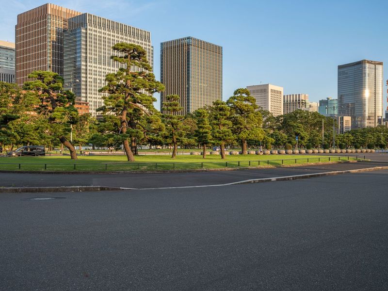 Tokyo Edo Park with Modern Architecture HDRi Maps and Backplates