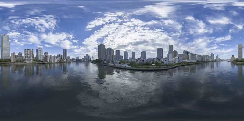 Tokyo, Japan: Modern Skyline and Urban Landscape HDRi Maps and Backplates