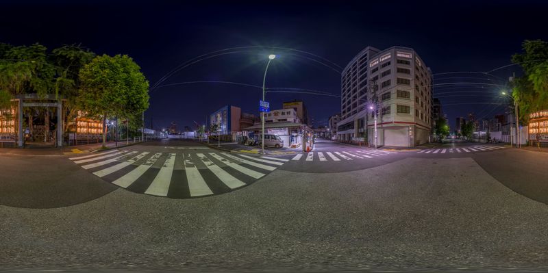 Night in Tokyo, Japan: Exploring Urban Design HDRi Maps and Backplates