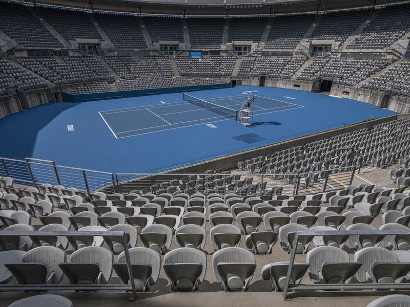 Top-Down View of a Sport Stadium - HDRi Maps and Backplates
