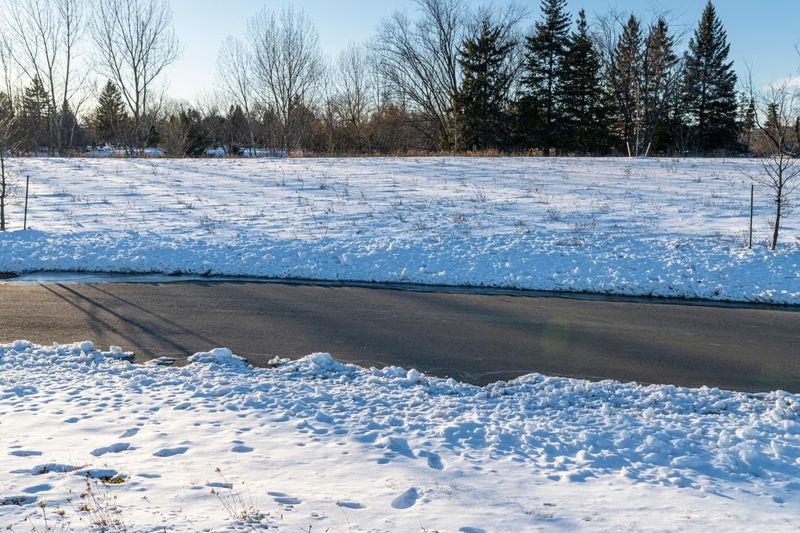 Toronto, Canada: Snowy Road in Autumn Landscape - HDRi Maps and Backplates