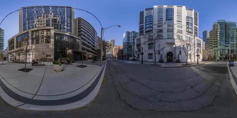 Toronto City Intersection: Showcasing Modern Architecture HDRi Maps and ...