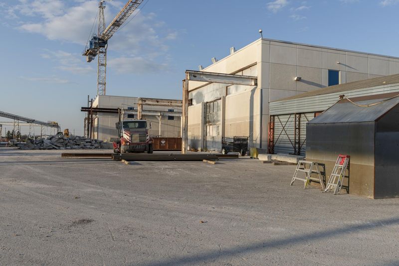 Toronto Industrial Area Building Construction HDRi Maps and Backplates