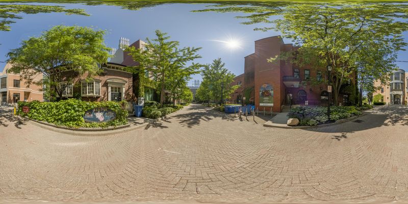 Toronto Neighborhood: Architecture and Vibrant Greenery HDRi Maps and ...