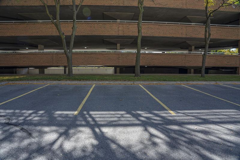 Parking Lot in Toronto: City Building in Open Space HDRi Maps and ...