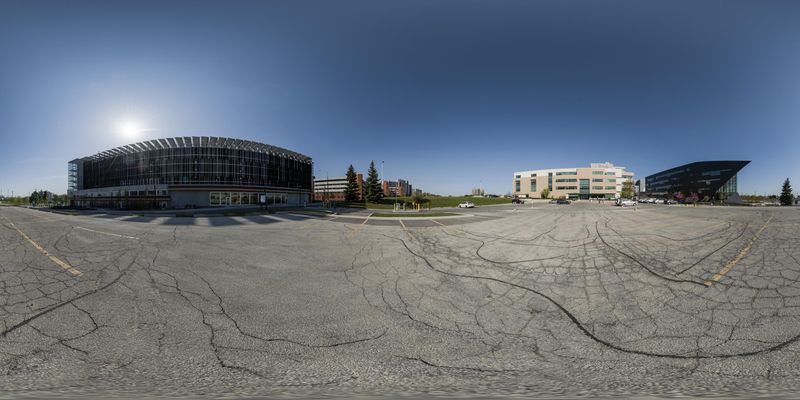 Toronto Parking Lot: Surrounded by High-Rise Buildings HDRi Maps and ...