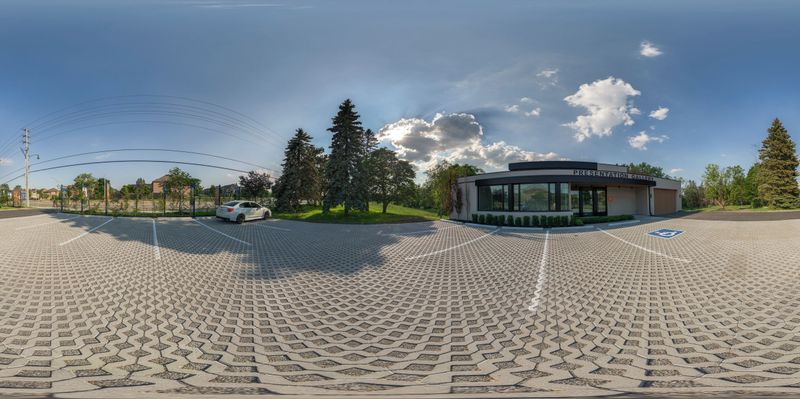 Toronto Parking Lot at Intersection: Modern Architecture HDRi Maps and ...