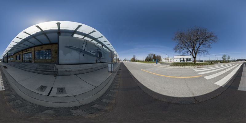 Toronto Urban Design: Brownstone Houses and Tree-Lined Streets HDRi ...