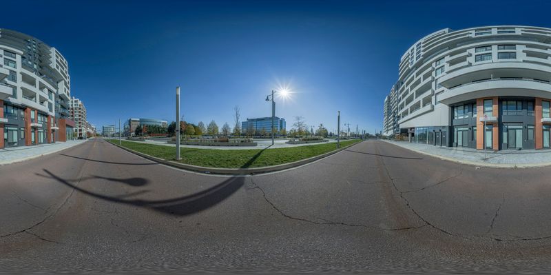 Toronto Urban Landscape: High-Rise Buildings and Clear Skies HDRi Maps ...