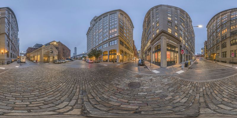 Upside Down Building in Stockholm, Sweden HDRi Maps and Backplates