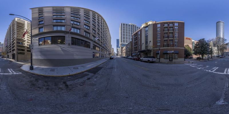 Urban Alley in Atlanta, Georgia HDRi Maps and Backplates