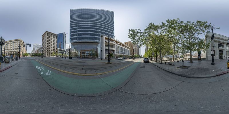 Urban Architecture in the Business District of the City HDRi Maps and ...