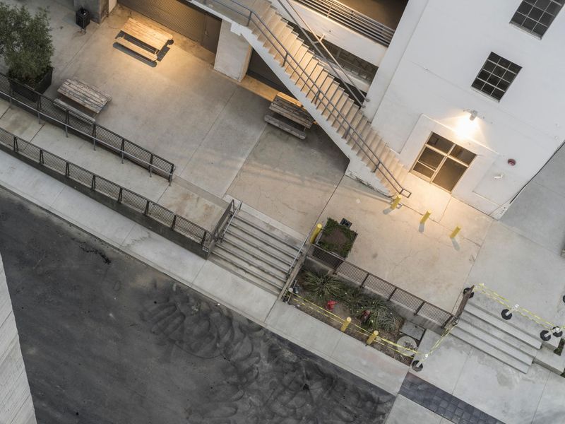 Urban Architecture Top Down View HDRi Maps and Backplates