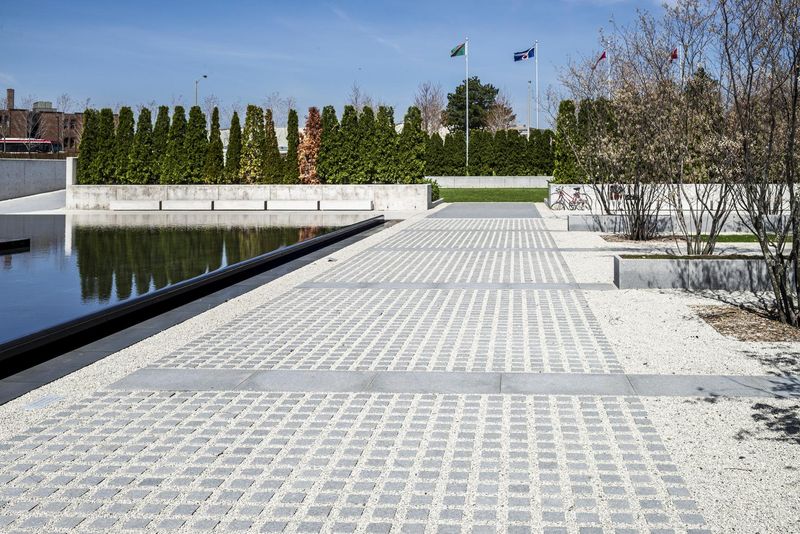 Urban Architecture with Walkway, Greenery, and Water HDRi Maps and ...