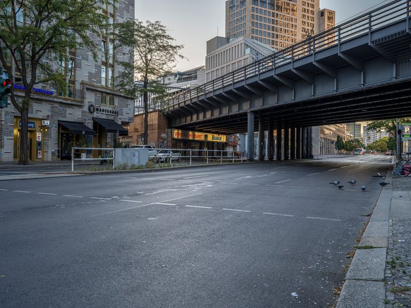 Urban Bridge and Underpass: Clear Sky in Europe HDRi Maps and Backplates