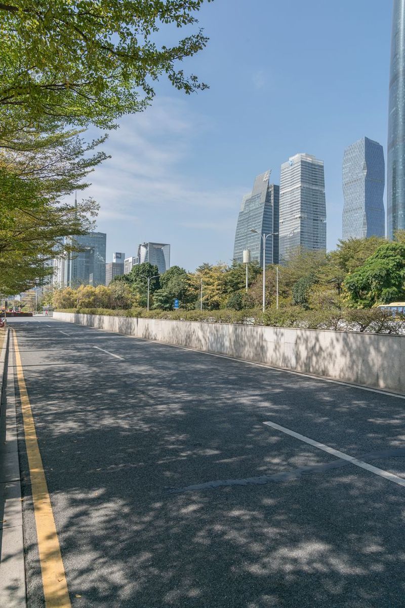 Urban City in Guangzhou, China HDRi Maps and Backplates
