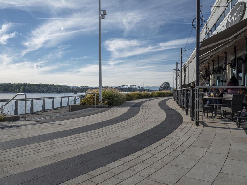 Urban Coastal Cityscape at Dawn with High-rise Buildings HDRi Maps and ...